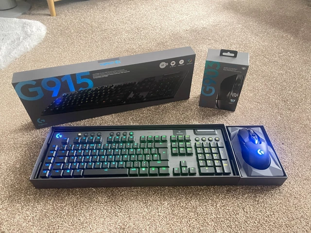 LOGITECH G915 KEYBOARD + G903 Mouse £195.00 - PicClick UK