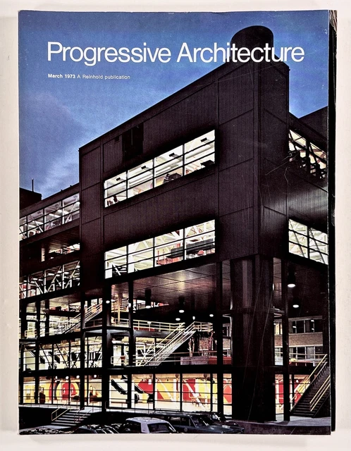 1973 MAR PROGRESSIVE ARCHITECTURE Brutalism URBAN DEVELOPEMENT modern ...