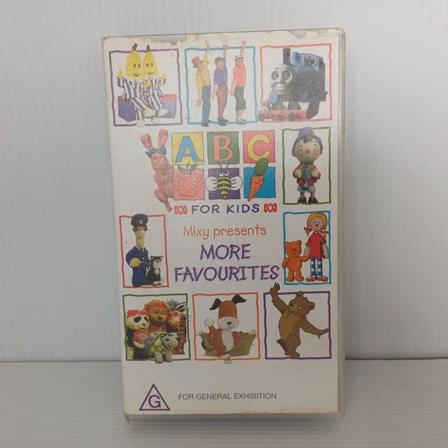 ABC MIXY PRESENTS More Favourites Childrens VHS Kids 1998 $17.95 ...