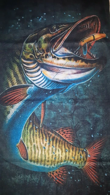 PREDATOR FISHING FACE neck Snood pike EUR 9,24 - PicClick DE