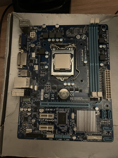 GIGABYTE GA-H61M-DS2 DVI Socket LGA1155 Motherboard BUNDLE £16.14 ...