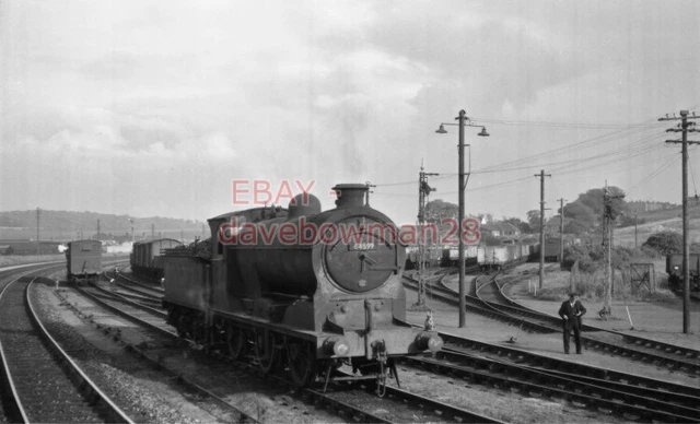 PHOTO LNER Loco 64599 (64A) Shunting At Inverkeithing 30Th July 1964. S ...