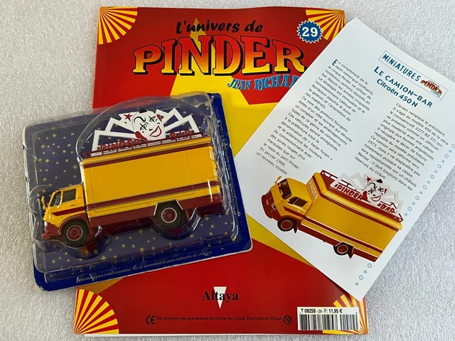 ALTAYA PINDER JEAN Richard n°29 Camion-Bar Citroën 450N 1/64 Miniature ...
