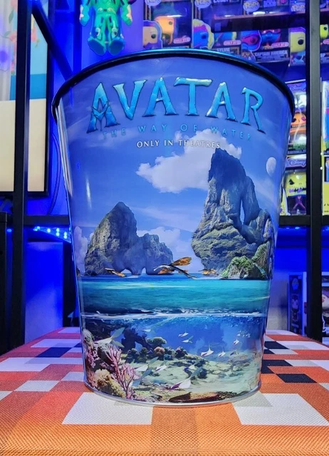 CINEMARK 2022 AVATAR: The Way of Water Embossed Tin Popcorn Bucket NEW ...