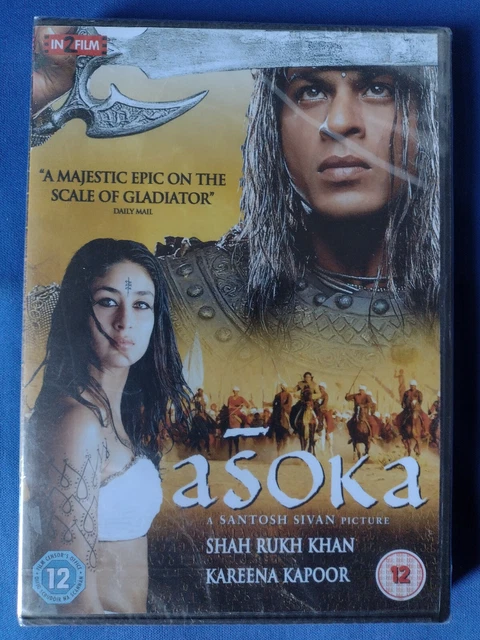ASOKA (2001) DVD SHAH RUKH KHAN * NEW * SEALED * FREE 1st CLASS P&P ...