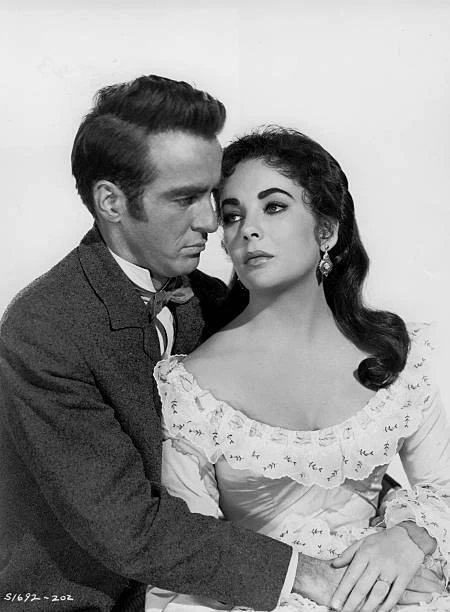 MONTGOMERY CLIFT ELIZABETH Taylor in Rain -tree County by Edwa- 1950s ...