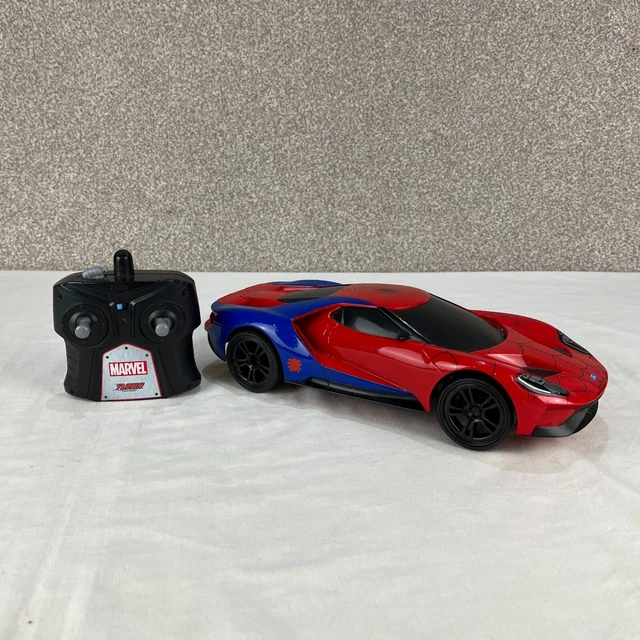 SPIDERMAN REMOTE CONTROL Car Turbo Boost Ford GT Red Kids Christmas ...