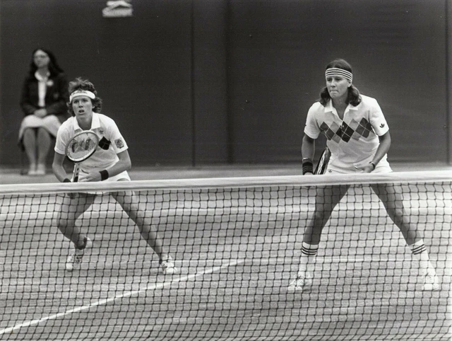 ORIGINAL PRESS PHOTO Tennis Anne Smith & Kathy Jordan Wimbledon 1982 ...