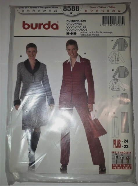 BURDA SCHNITTMUSTER 8588 Kombination EUR 3,00 - PicClick DE