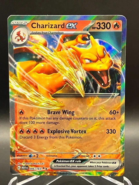 POKÉMON TCG CHARIZARD ex Scarlet & Violet-151 006/165 Holo Double Rare ...