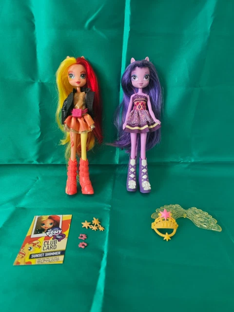 MY LITTLE PONY Equestria Girls Dolls Sunset Shimmer and Twilight Sparkle 2-pack £33.38 - PicClick UK