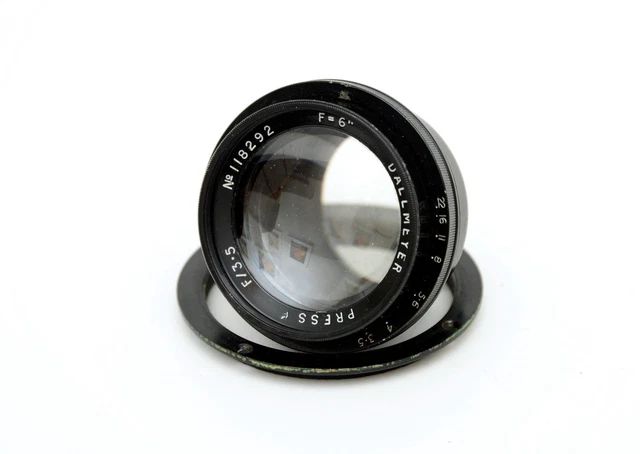 DALLMEYER PRESS 6& (150mm) f3.5 Vintage Prime Barrel Lens, Excellent ...