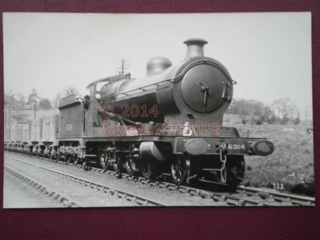 POSTCARD RP LNER Ex Gcr Robinson O4 Class 2-8-0 Loco No 6314 £1.25 ...