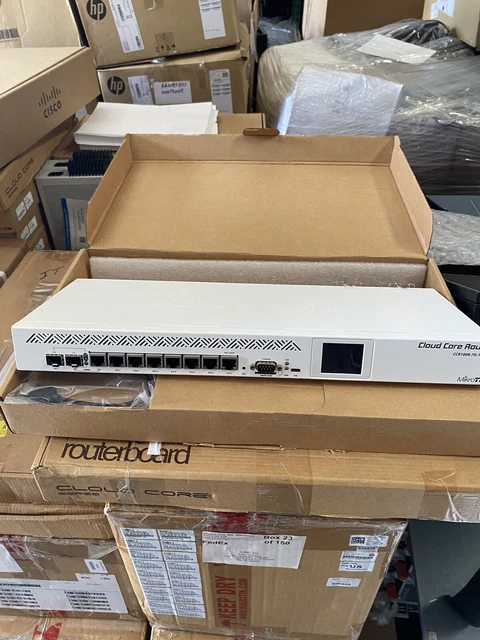 MIKROTIK CCR1009-7G-1C-1S+ CLOUD Core Router 7x Gigabit Ethernet 1x ...