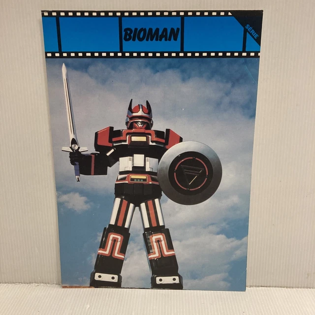 RARE PROSPECTUS ANCIEN IDDH dessin animé Bioman Toei Company 1985 Popy ...