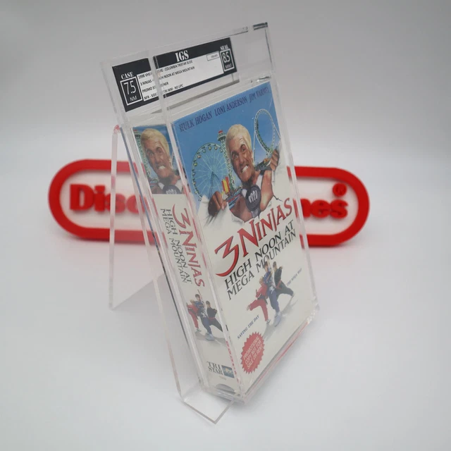 3 NINJAS HIGH Noon Mega Mountain Hulk Hogan Screener! Igs Graded 7.5 8. ...