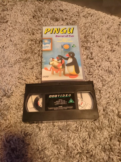 PINGU BARREL OF Fun VHS Video Cassette Tape BBC 1991 EUR 10,70 ...