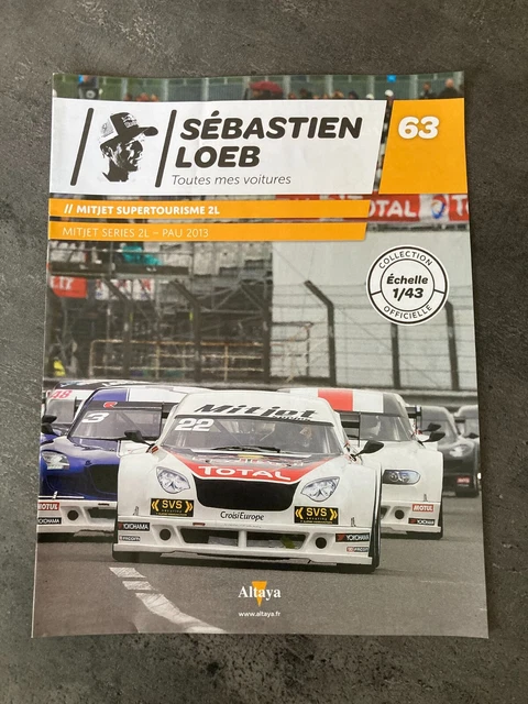 MAGAZINE SEBASTIEN LOEB N°63 Mitjet Supertourisme 2L Pau 2013 K28 EUR 2 ...