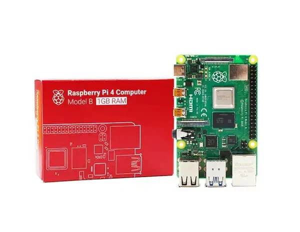 RASPBERRY PI 4 model B 1GB Ram Broadcom BCM2711, Quad core Cortex-A72 ...
