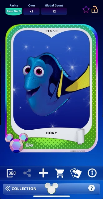 TOPPS DISNEY COLLECT Digital Card 2025 Tier 9 Rainbow /50 LE Alberto ...