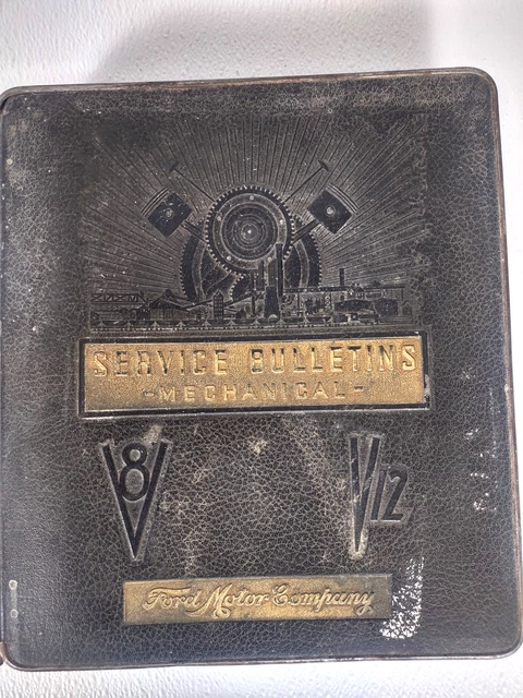 FORD MOTOR COMPANY Service Bulletins Mechanical V8 V12 1938-1939 Auto Ephemeral $84.72 - PicClick AU