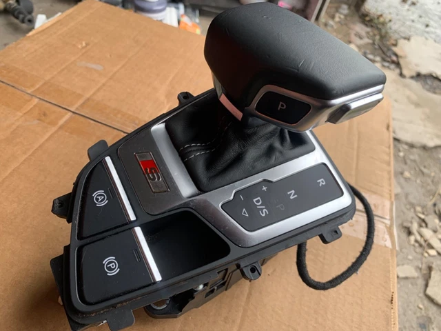 AUDI A4 B9 A5 8W Gear Selector Leather Knob Gaiter Surround Trim 8W2713041F £99.95 - PicClick UK