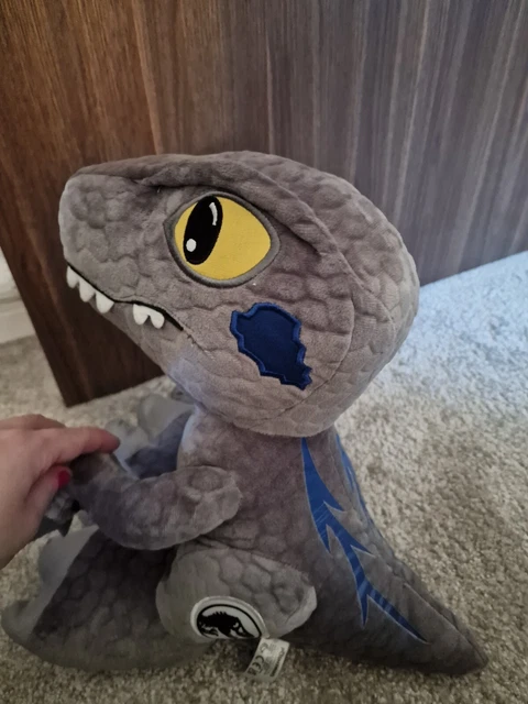 JURASSIC WORLD JURASSIC Park T-REX/RAPTOR 15 Inch Plush Dinosaur POSH ...