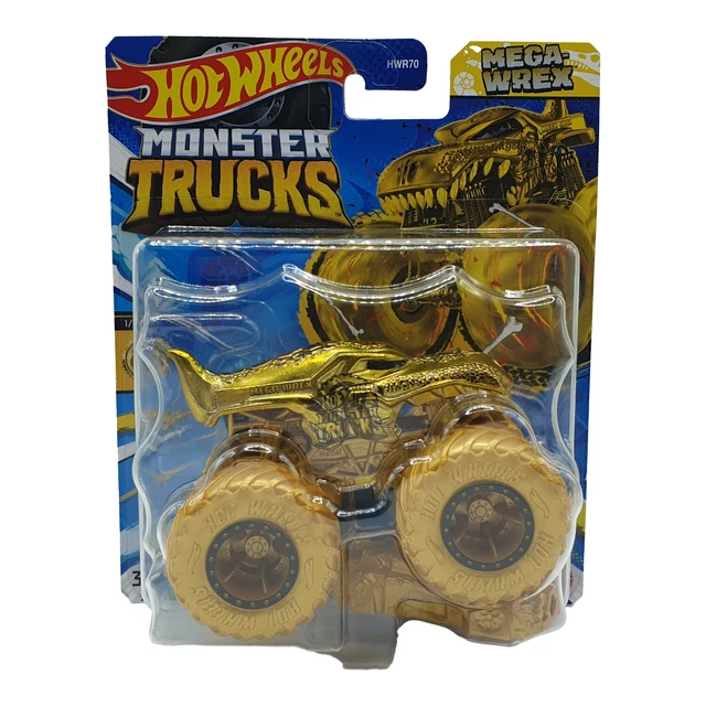HOT WHEELS MONSTER Trucks Mega Wrex Gold HWR70 Neu OVP EUR 21,19 ...