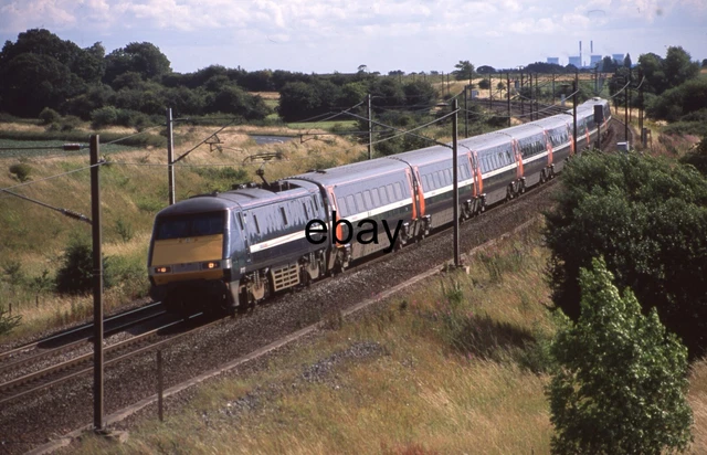 35MM RAILWAY SLIDE - Electric Loco Class 91. 91xxx @ Colton Junction £2 ...