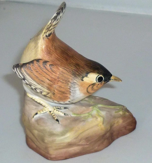 STUNNING CUTE COALPORT Jenny Wren Bird Rspb Figure Figurine Ornament £ ...