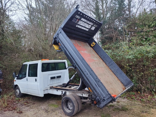 FORD TRANSIT TIPPER - crew cab - spares or repairs £0.99 - PicClick UK