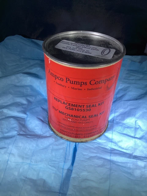 AMPCO PUMP SEAL Kit GS8105530 1-1/2” Mechanical Seal Kit 3X2-1/2X & 4X3 ...