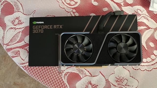 NVIDIA GEFORCE RTX 3070 Founders Edition 8GB GDDR6 Graphics Card - Dark ...