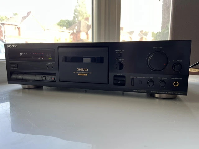 SONY TC-K511S 3-HEAD Single Compact Cassette Deck Dolby S HX Pro Hifi ...