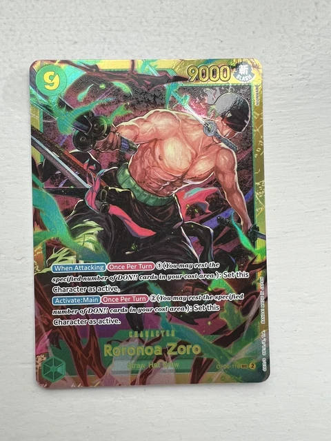 OP06-118 RORONOA ZORO : Secret Rare One Piece English TCG Card : OP06 ...