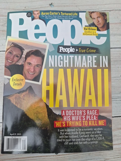 PEOPLE MAGAZINE APRIL 21, 2025 Val Kilmer Aaron Carter's Tortured Life ...