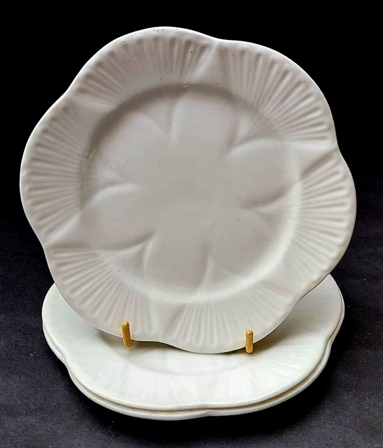 THREE BONE CHINA Shelley Dainty White Side Plates £10.00 - PicClick UK