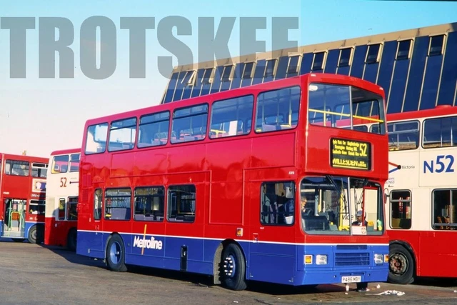 35MM SLIDE METROLINE Volvo Alexander 9601 AV6 P486MBY 1996 Original £4. ...