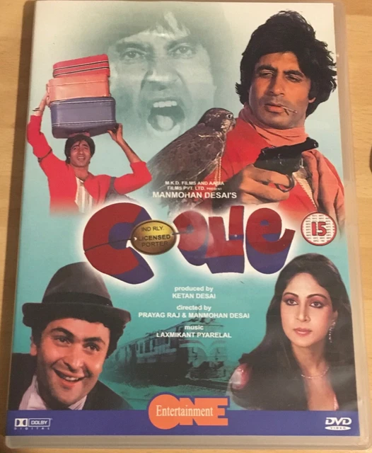 COOLIE BOLLYWOOD DVD Classic Movie In Mint Condition £18.00 - PicClick UK