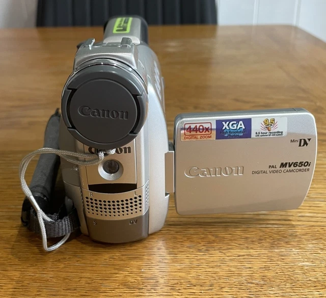 CANON MV650I DIGITAL Video Camcorder With Orginal Box and Manuals £36. ...