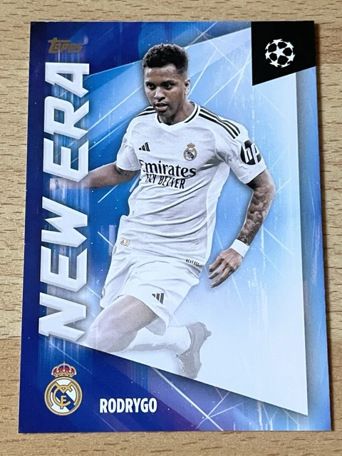 TOPPS UCC FLAGSHIP 2024 2025 Rodrygo Real Madrid New Era £1.50 ...