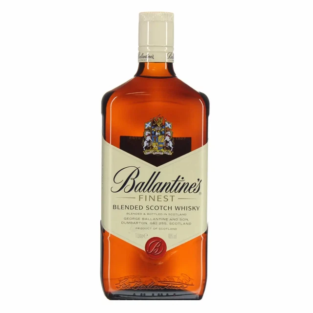 BALLANTINES FINEST BLENDED Scotch Whisky 0,7l 700ml (40% Vol) + Ballantines Fla EUR 26,91 ...