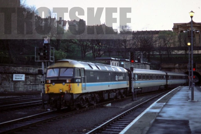 35MM SLIDE BR British Railways Diesel Loco Class 47 47713 1985 Original ...