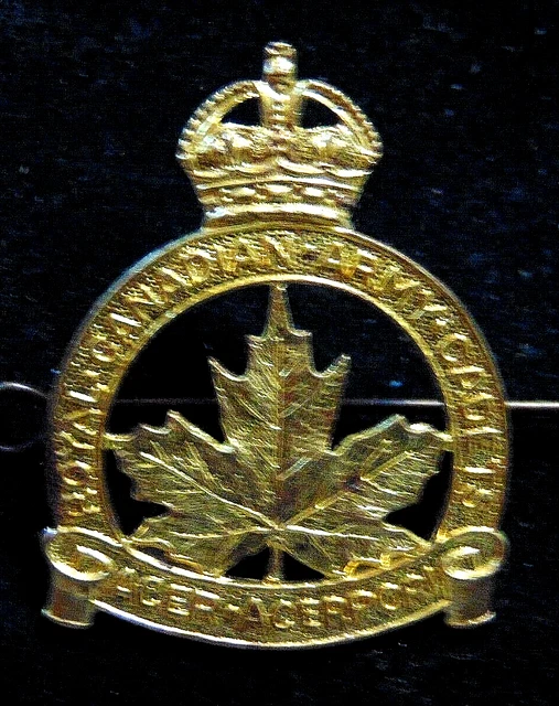 CANADA ROYAL CANADIAN Army Cadets Rcac Cap Badge Ww2 Kc $22.99 ...