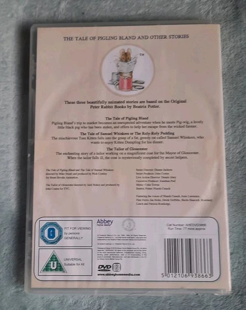 BEATRIX POTTER: THE Tale of Pigling Bland and Other Stories DVD (1994 ...