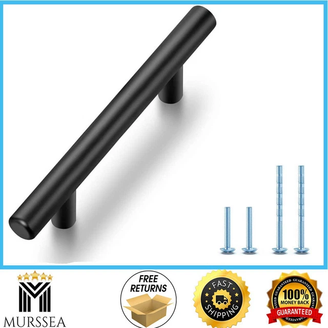 3 INCH KITCHEN Cabinet Handles Matte Black Cabinet Pulls Black Drawer ...