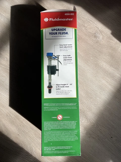 FLUIDMASTER 400H-002 PERFORMAX Universal Toilet Fill Valve High ...