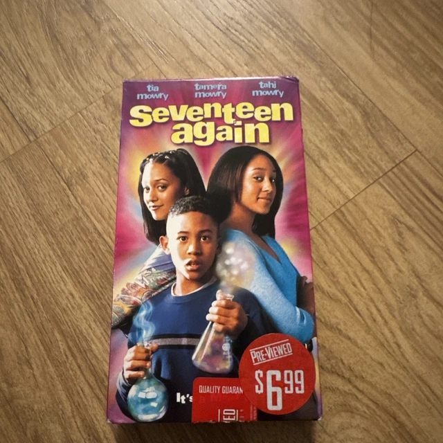 SEVENTEEN AGAIN VHS (Super Rare) Mowry Twins Tahj Mowry Blockbuster ...