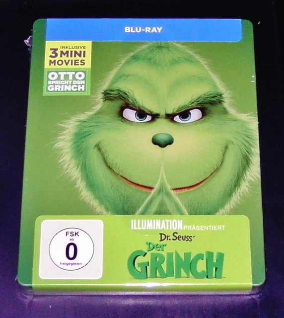 IL GRINCH COMPRESO 3 Mini Movies Limitata steelbook blu ray Nuovo ...