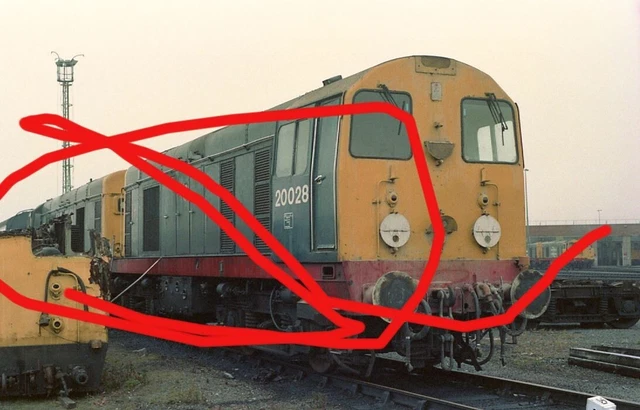 ORIGINAL 35MM BRITISH RAILWAY NEGATIVE OF 20028 AT TOTON COPYRIGHT £1. ...